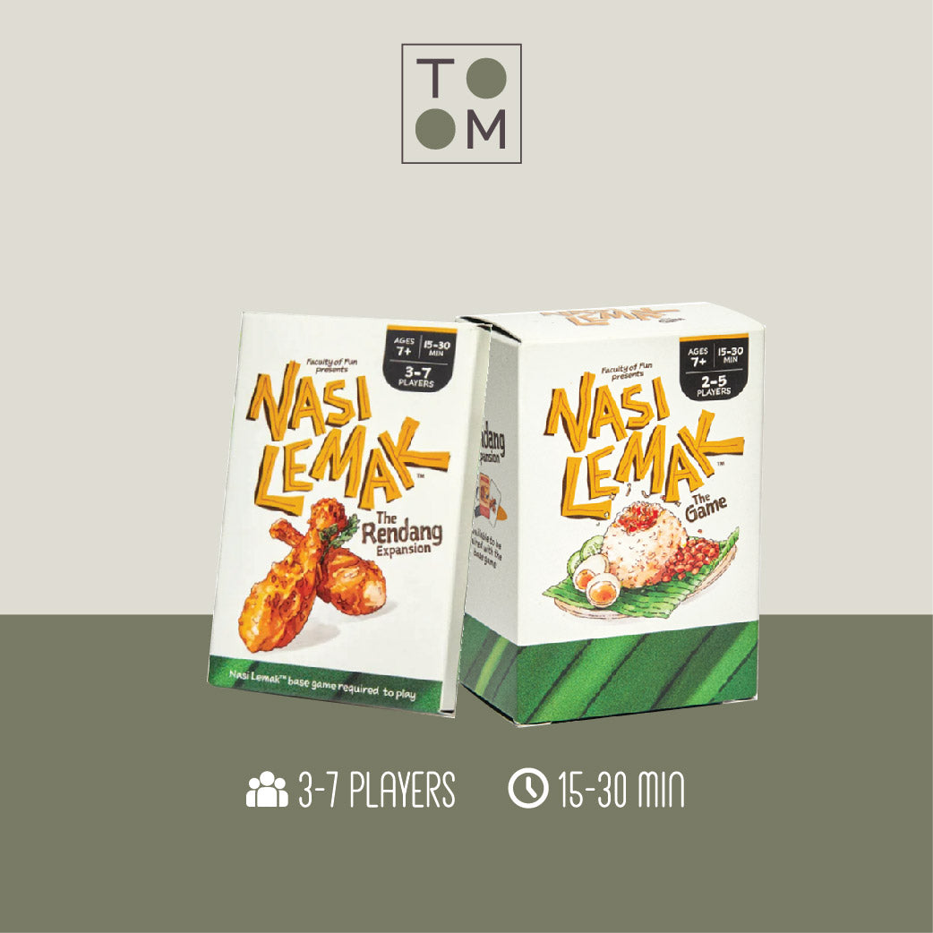 Nasi Lemak The Game + Rendang Expansion – TOMO Boardgame